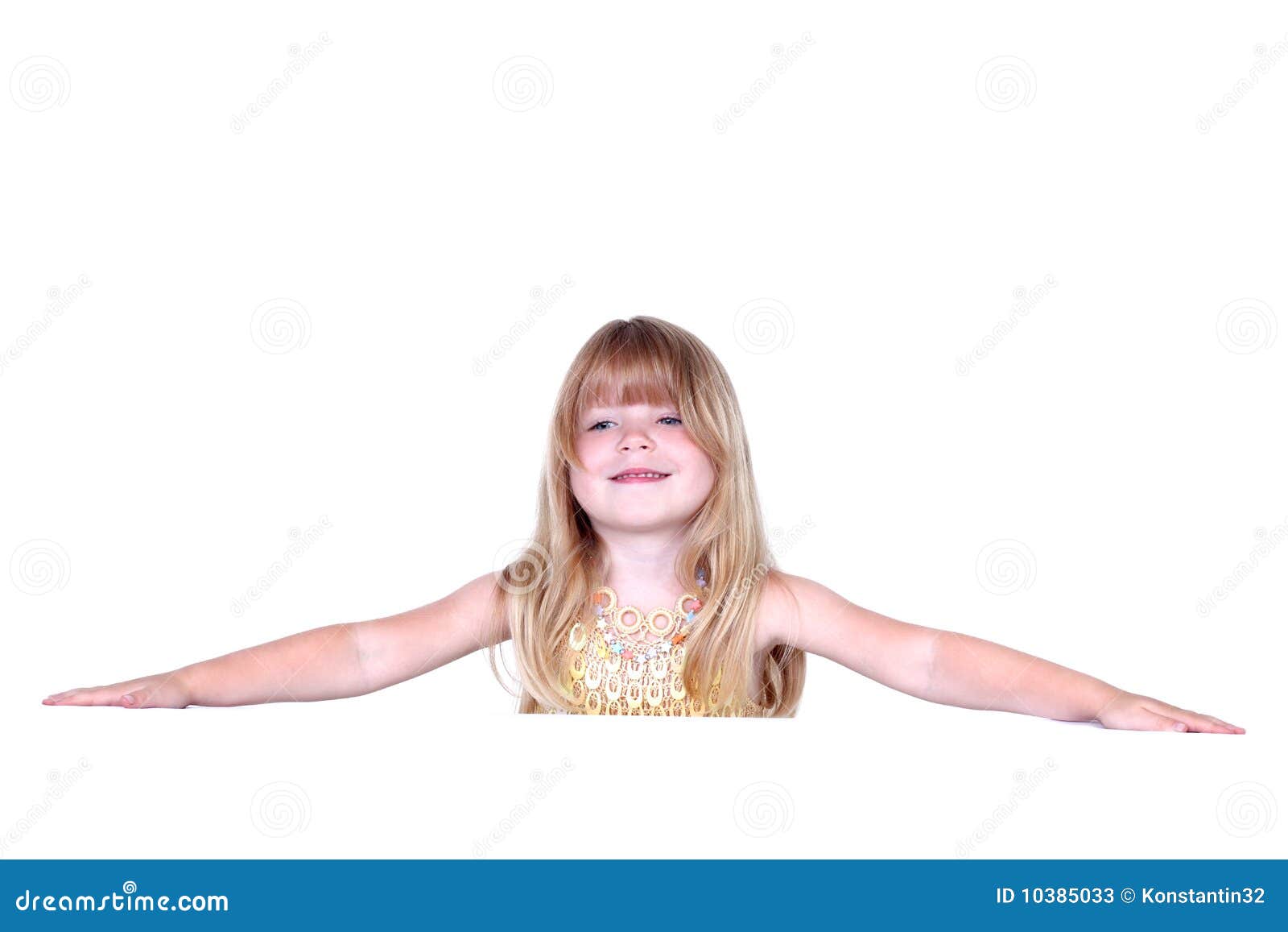 Little girl with hands stock image. Image of little, face - 10385033