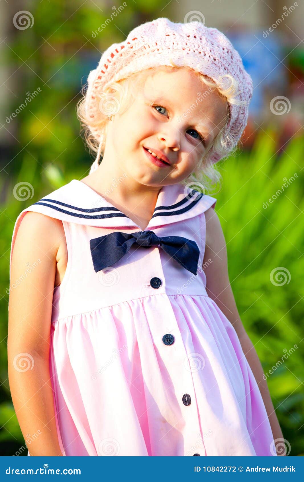 Little girl is happy stock photo. Image of natural, outdoor - 10842272