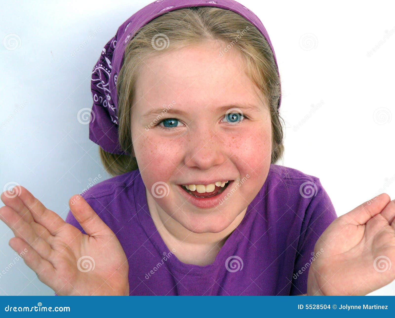 Little Girl With A Happy Expression Picture. Image: 5528504