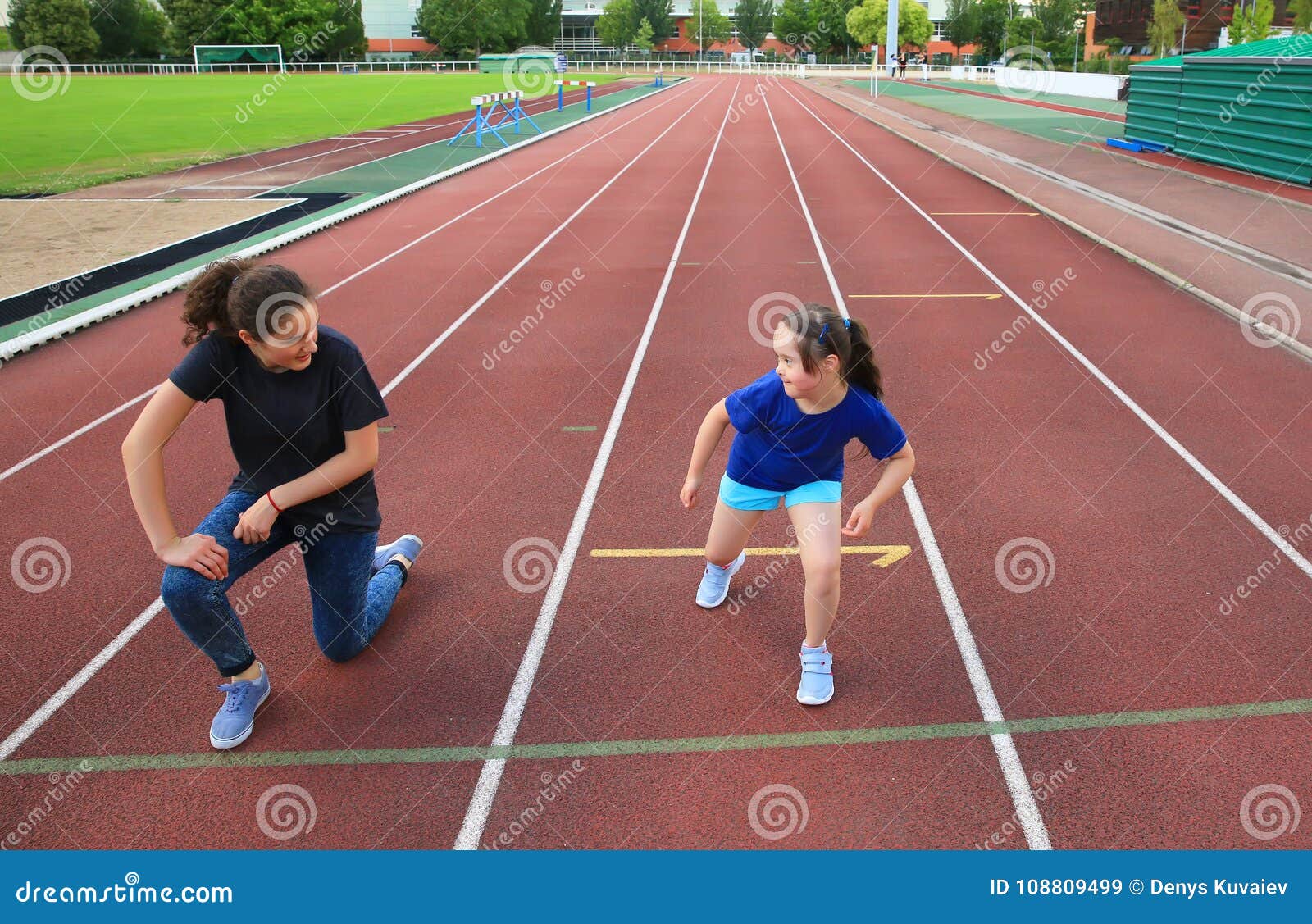 Boy And Girl Have A Race At Sea Stock Photography | CartoonDealer.com ...