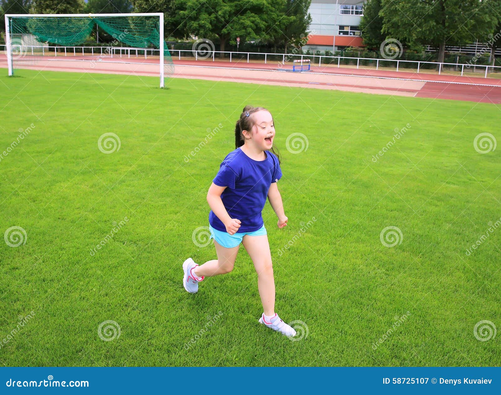 Boy And Girl Have A Race At Sea Stock Photography | CartoonDealer.com ...