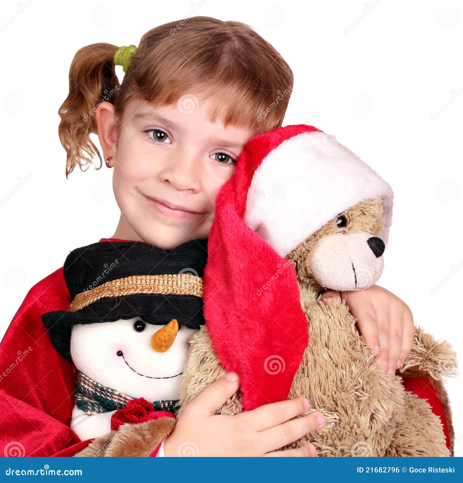 Little Girl Holding Teddy-bear Stock Photo - Image of daughter, people ...
