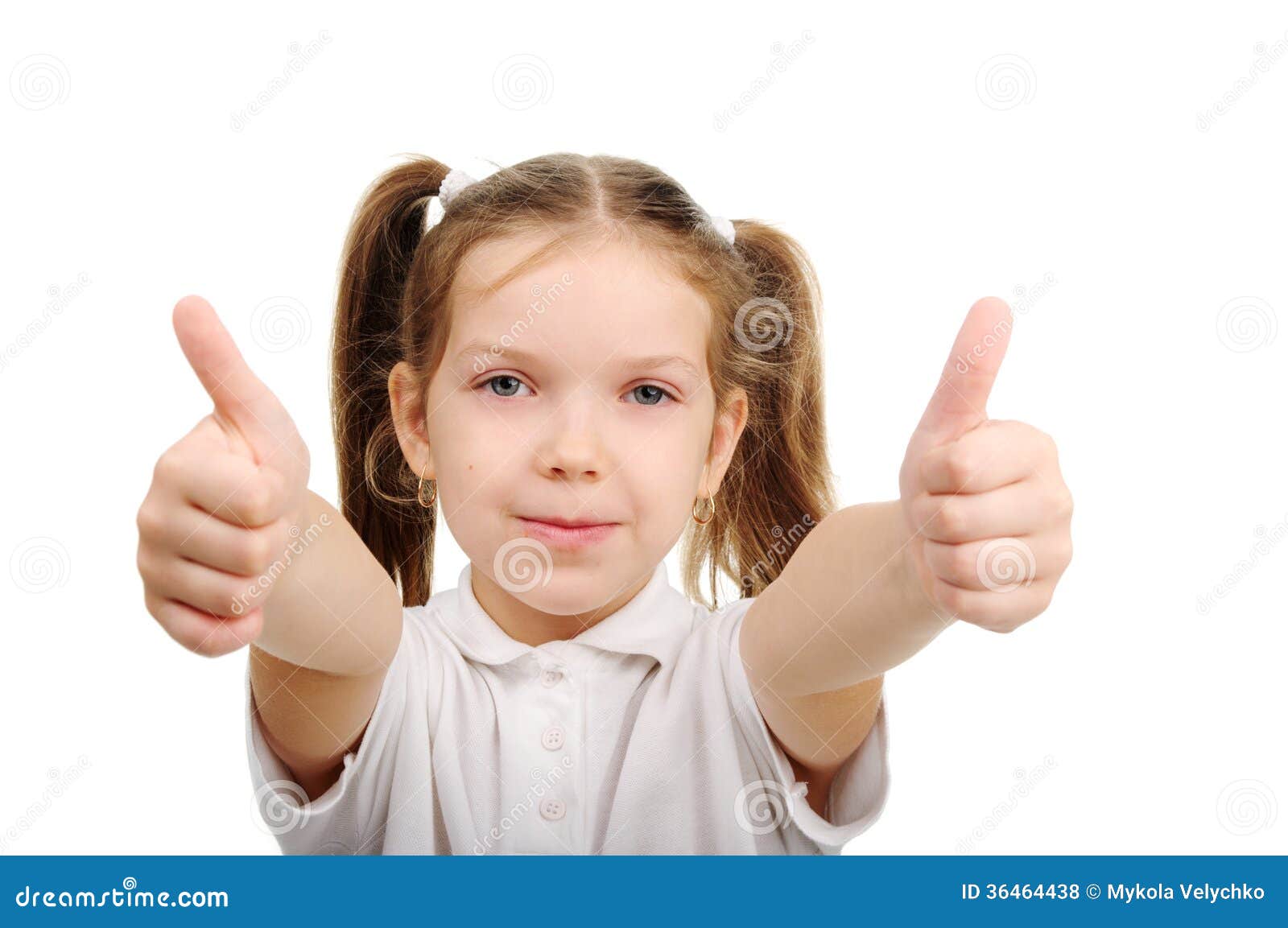 A little girl stock photo. Image of expression, approval - 36464438