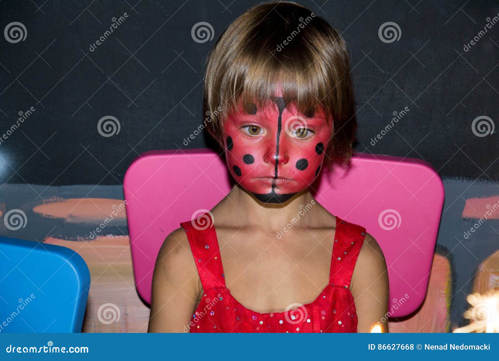 Ladybug Face Paint