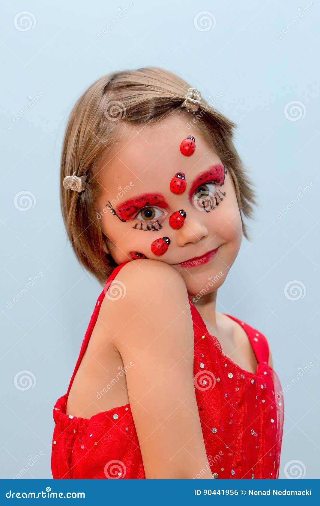 Ladybug Face Paint