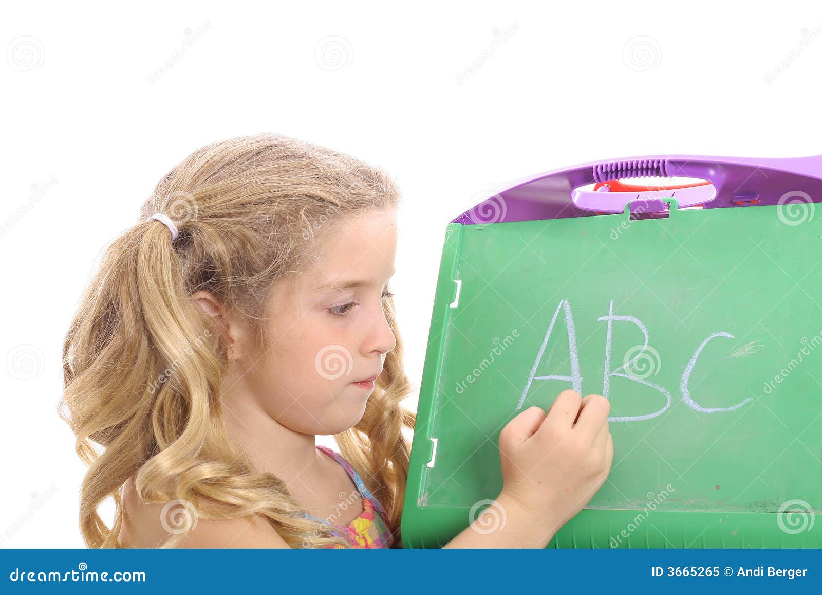 Little girl learning stock image. Image of child, portrait - 3665265