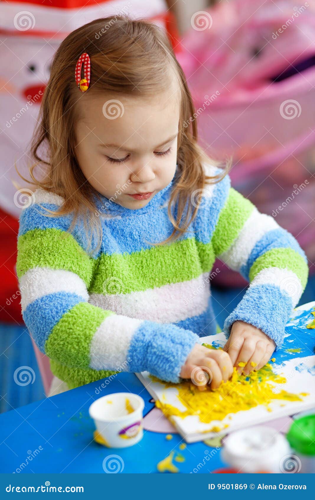 Little girl learning stock image. Image of lesson, facial - 9501869