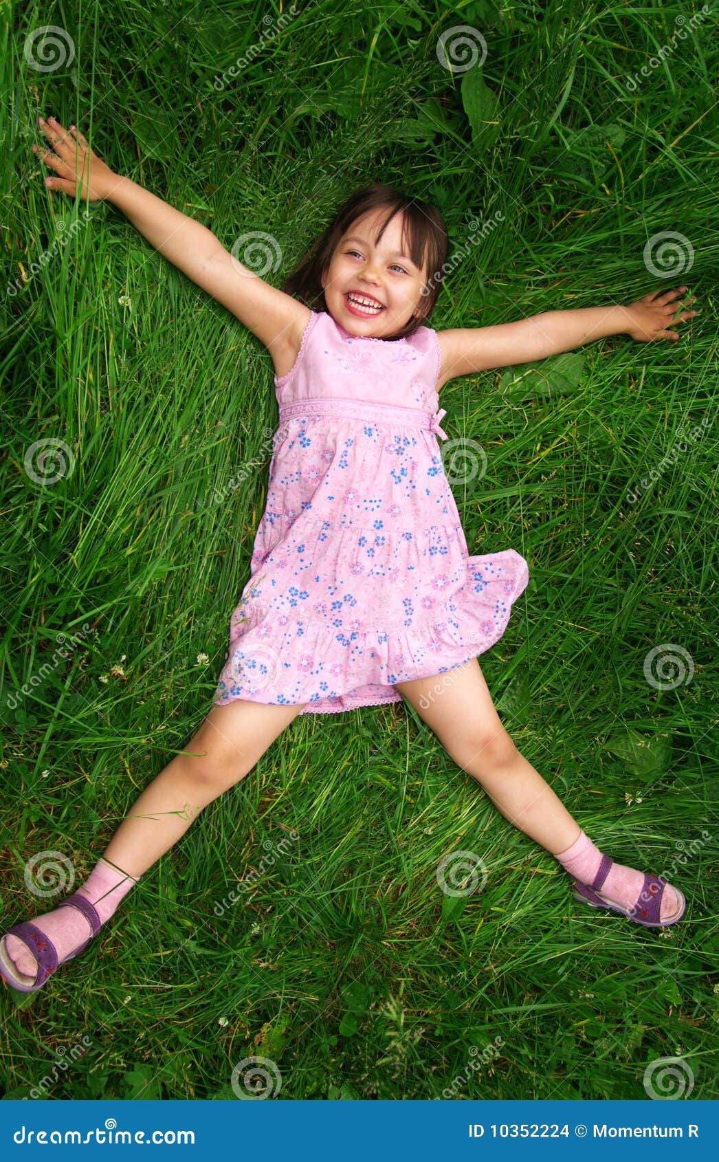Little Girl Lying On Grass Royalty-Free Stock Image | CartoonDealer.com ... Little Girl Lying On Grass Royalty-Free Stock Image | CartoonDealer.com ...