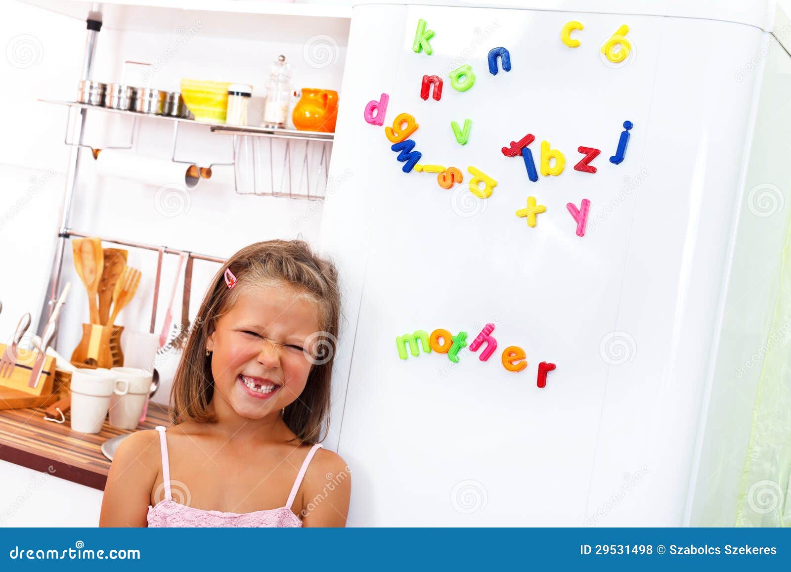 Little girl making face stock photo. Image of face, color - 29531498