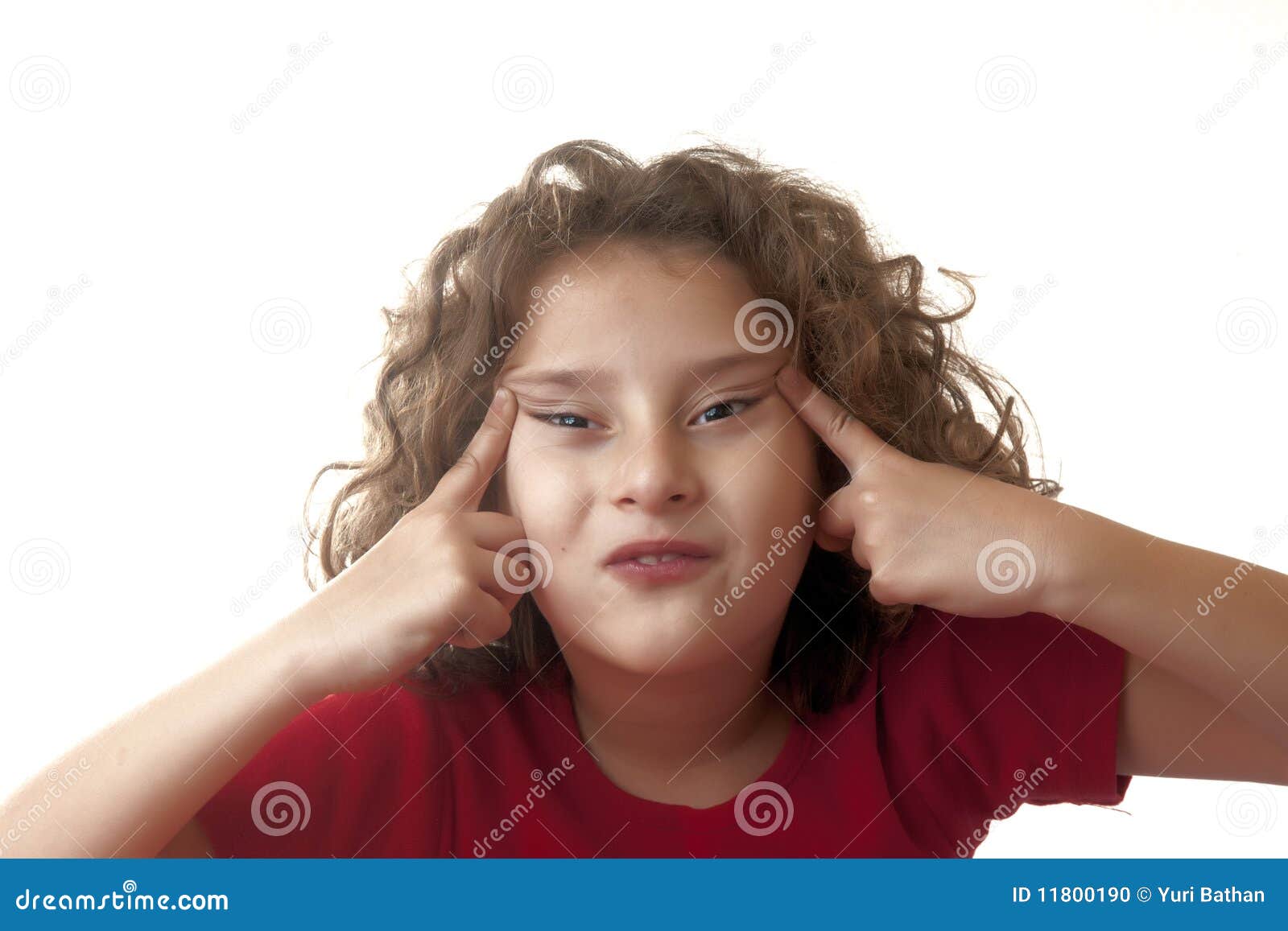 Little Girl Making Funny Face Stock Photo - Image: 11800190