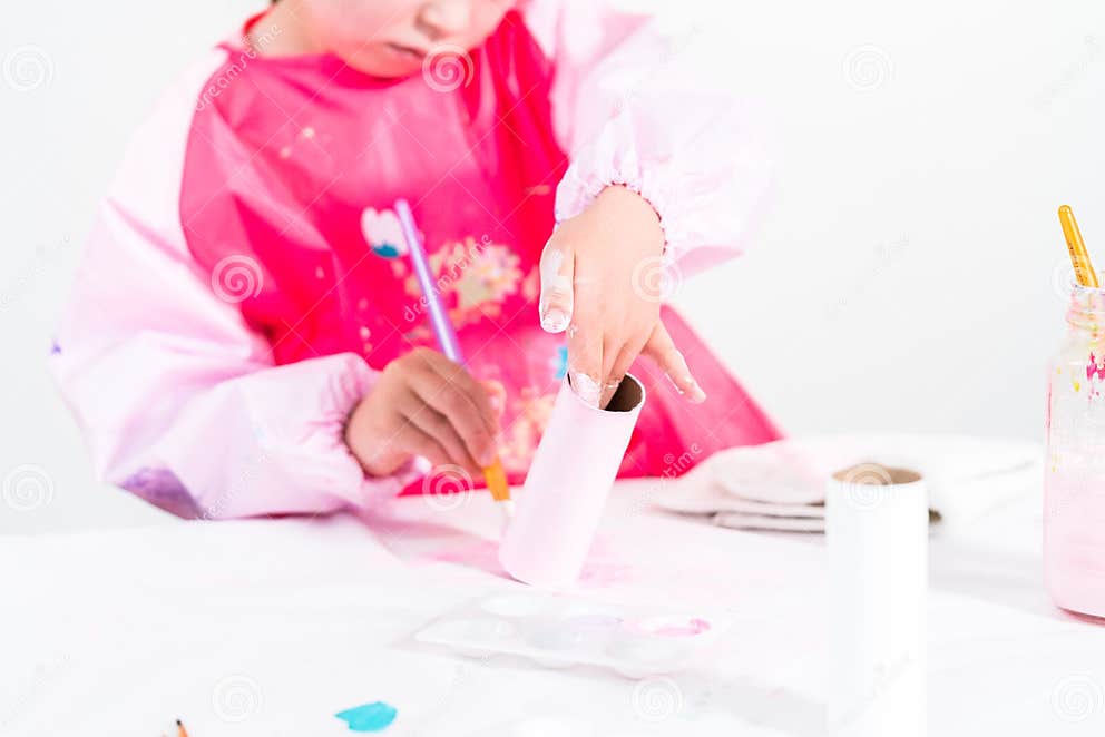 Toilet Paper Roll Crafts Unicorn Stock Image Image Of Theme Unicorn 268240337