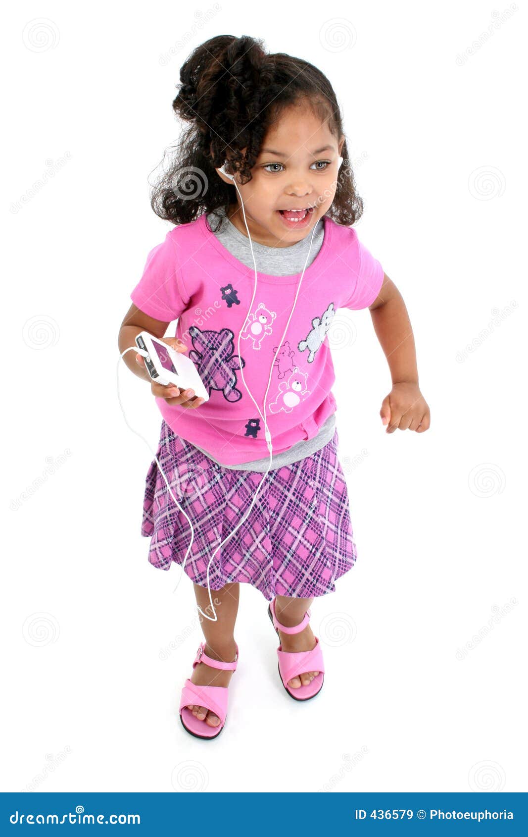 Little Girl Music stock image. Image of people, adorable - 436579