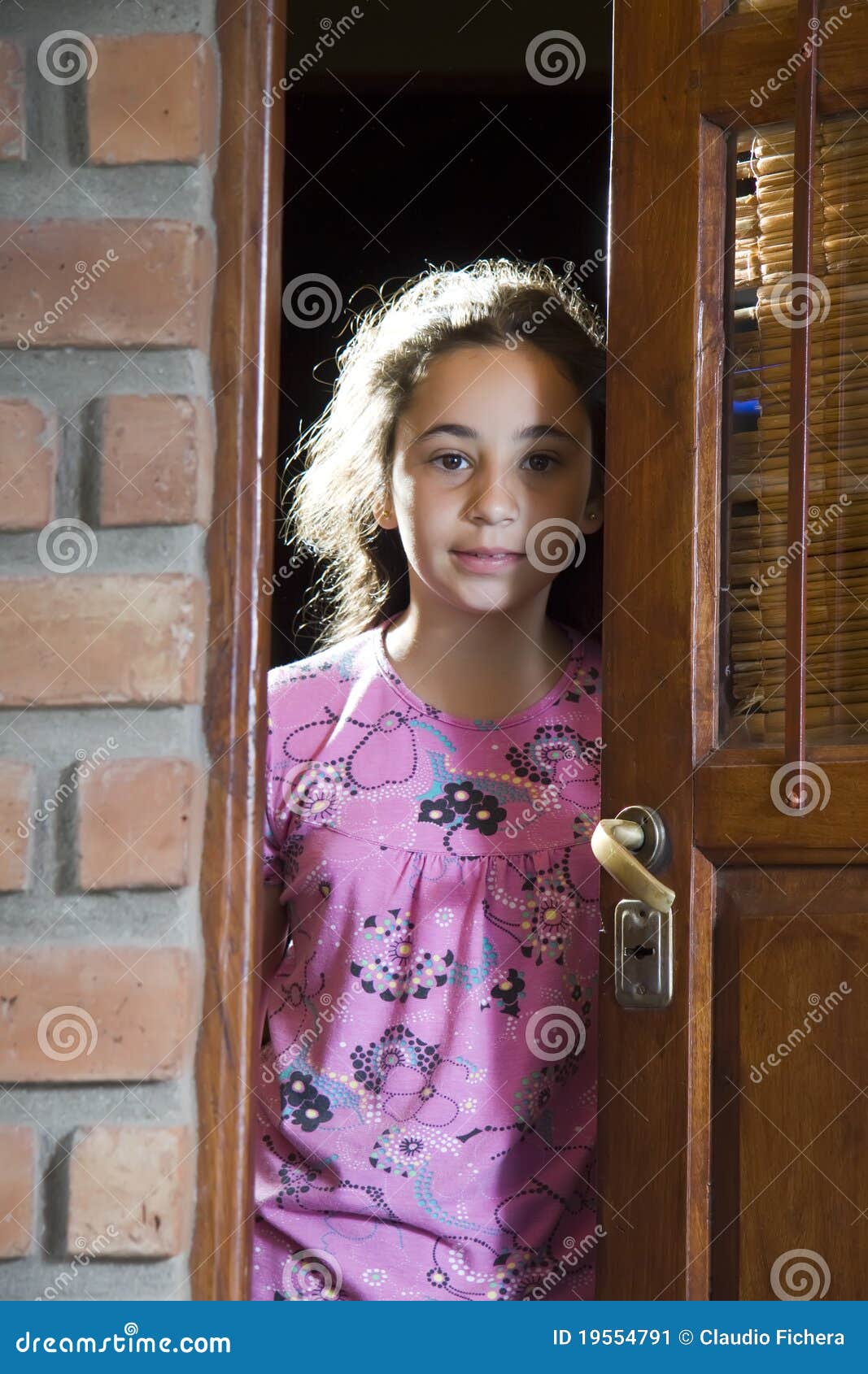 Little Girl Opening the Door Stock Image - Image of open, summer: 19554791 Little Girl Opening the Door Stock Image - Image of open, summer: 19554791