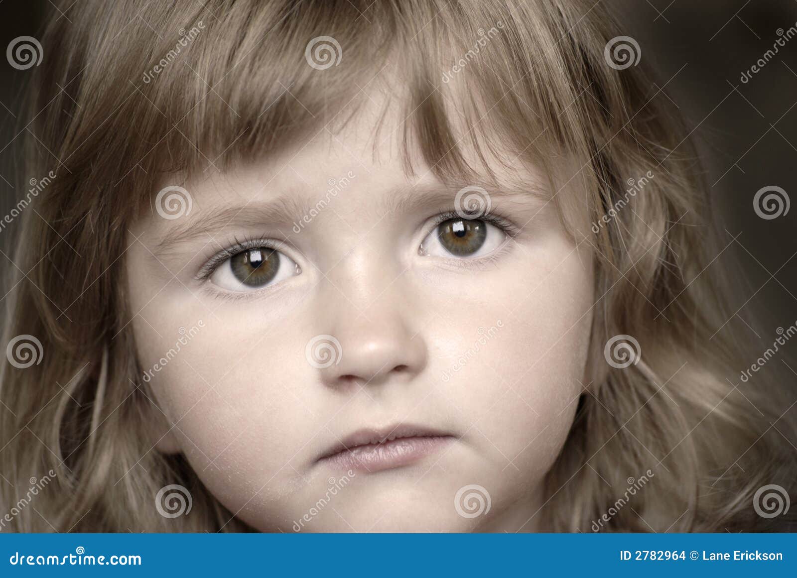 Little Girl Portrait stock photo. Image of girl, look - 2782964
