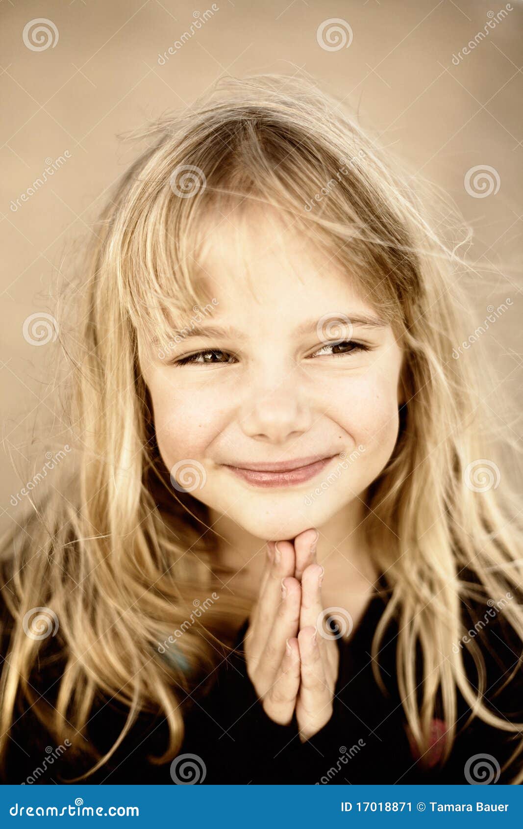 Little girl praying stock image. Image of worship, female - 17018871