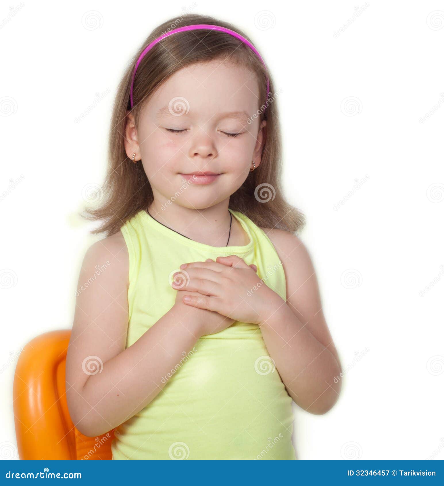 Little Girl Praying Royalty Free Stock Photography - Image: 32346457