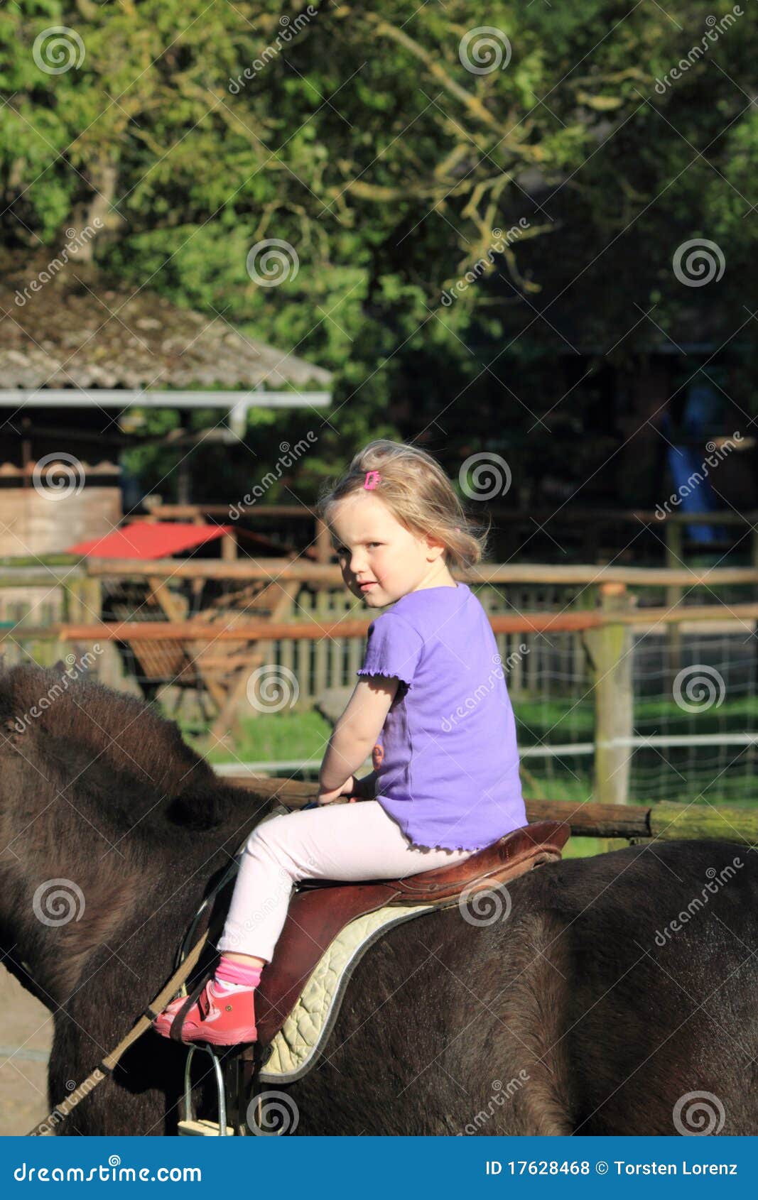 Little girl riding stock photo. Image of equestrian, recreation - 17628468