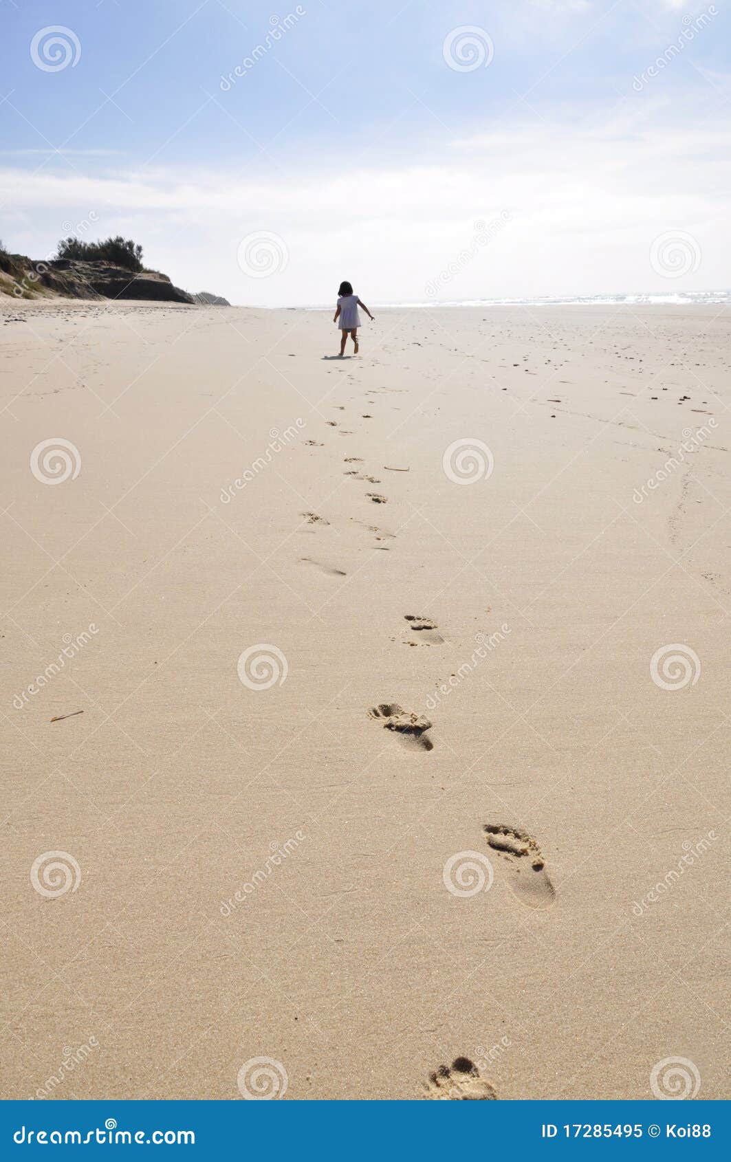Little Girl, running stock image. Image of running, feet - 17285495