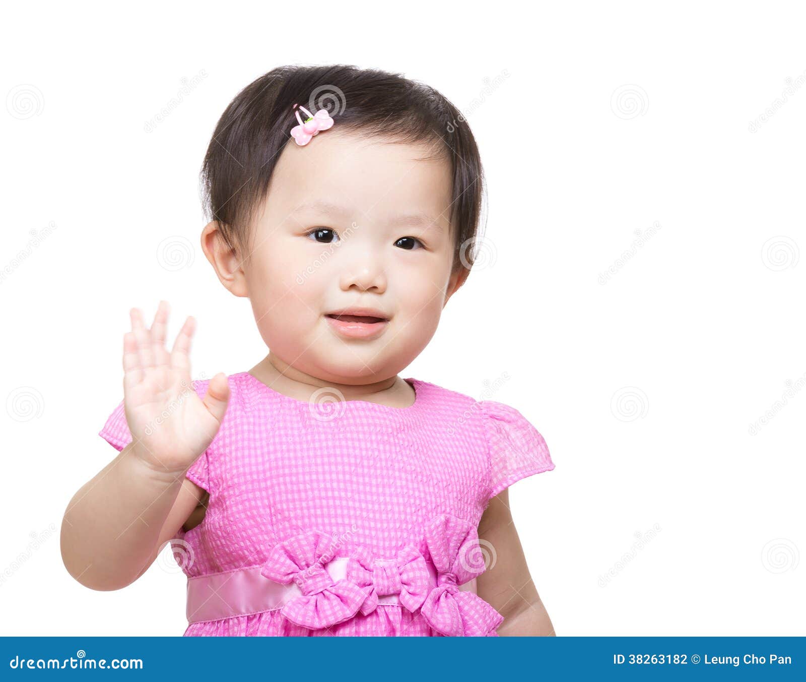 Little girl say hi stock photo. Image of eyes, joyful - 38263182