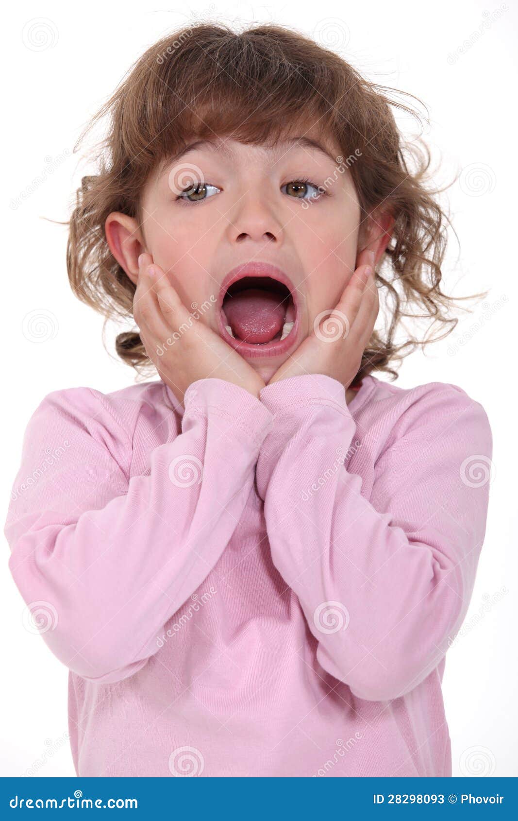 Little girl screaming stock image. Image of hungry, little - 28298093