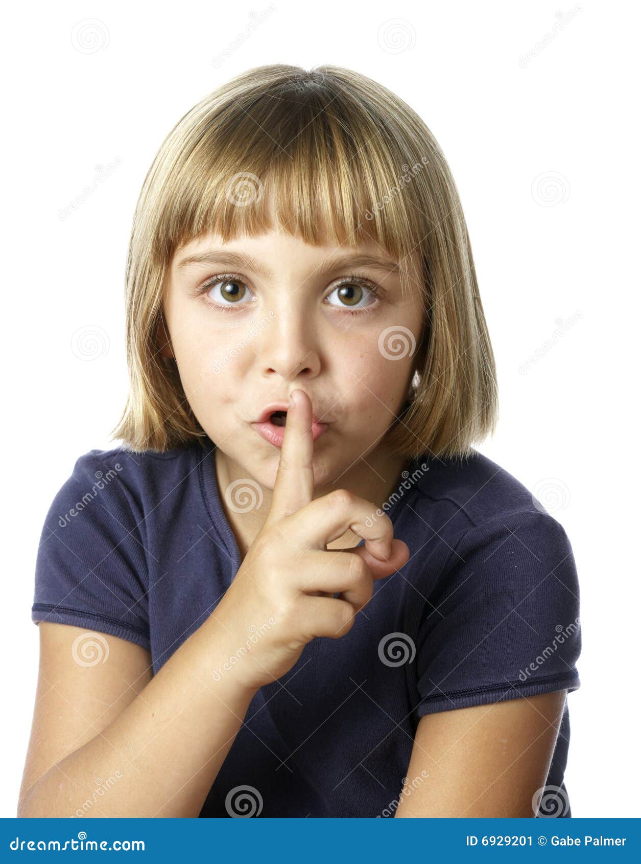 Little Girl with a Secret stock image. Image of child - 6929201