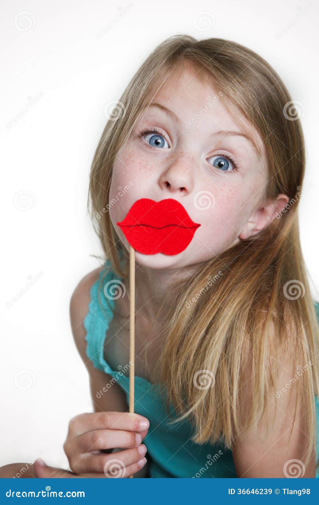 Little Girl in Silly Disguise Stock Image - Image of cute, goofy: 36646239