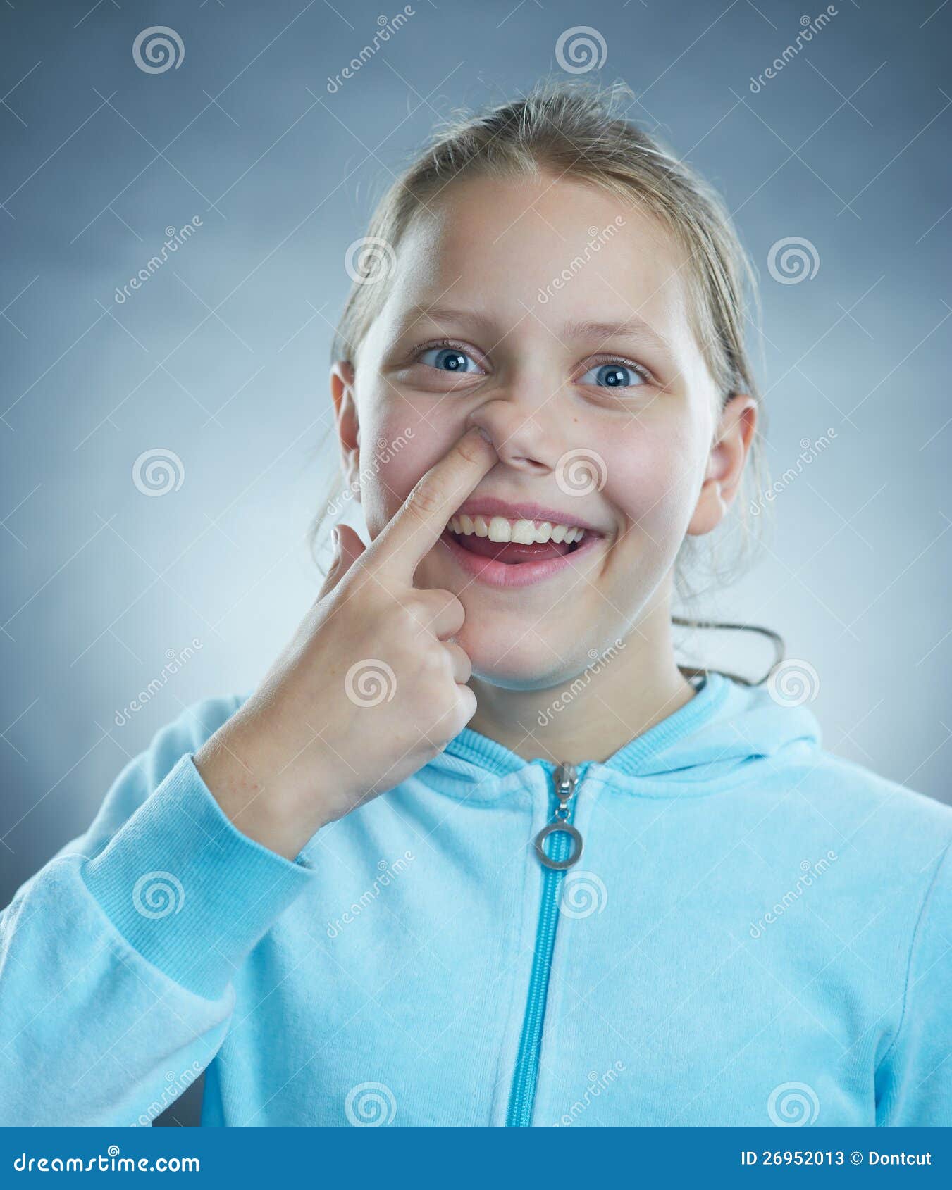 Little Girl with Silly Face. Stock Image - Image of eyesight, comedy ...