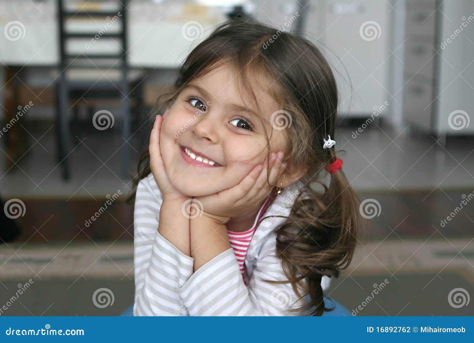 Little girl smile stock photo. Image of teeth, beautiful - 16892762