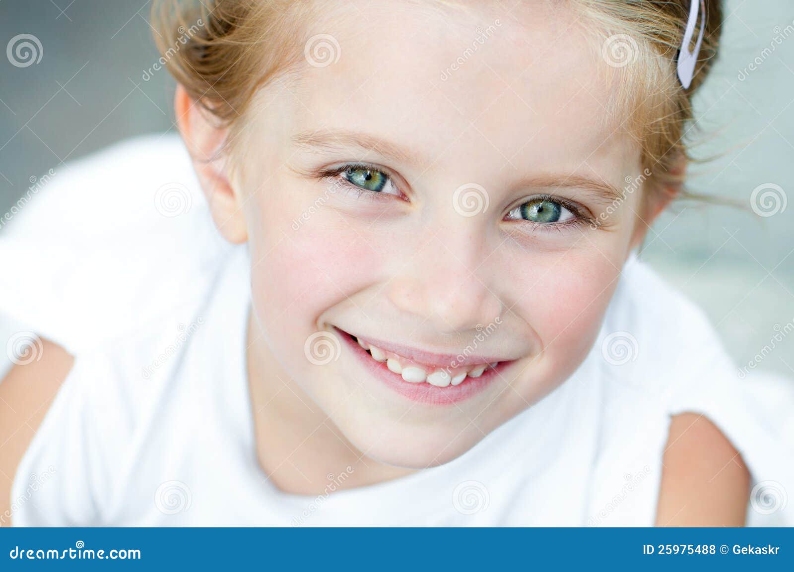 Little girl smiling stock photo. Image of life, head - 25975488