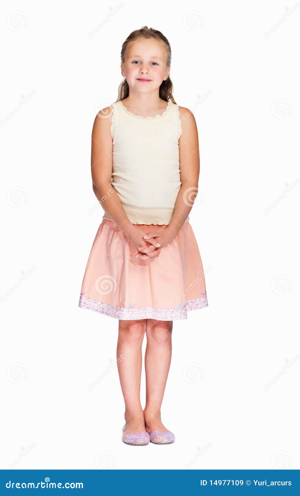 Little Girl Standing Isolated Against White Stock Image - Image of ... Little Girl Standing Isolated Against White Stock Image - Image of ...