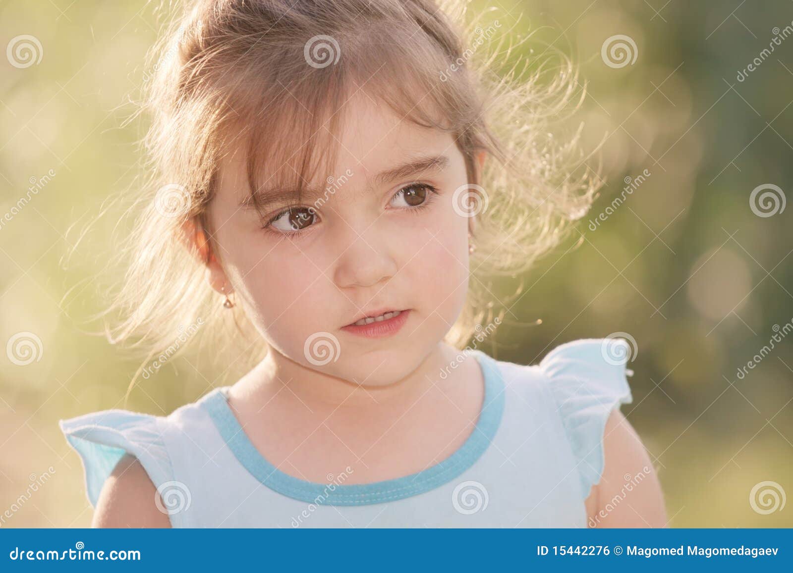 Little girl in sunlight stock photo. Image of person - 15442276