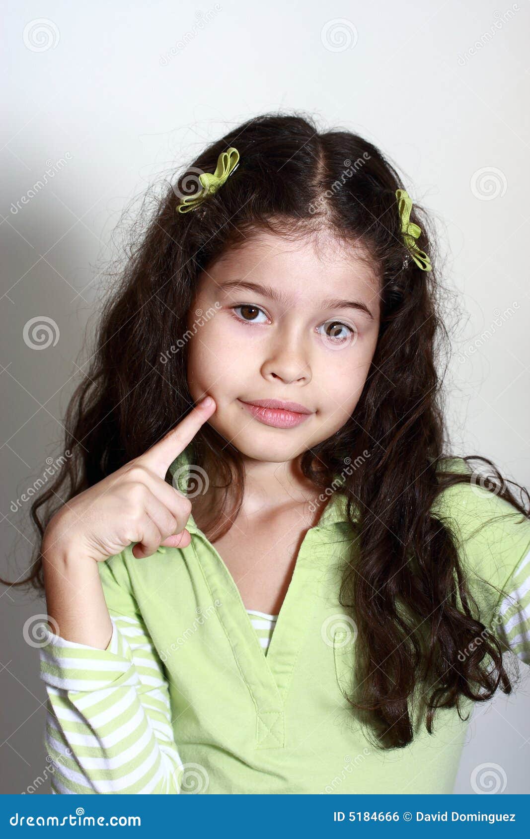 Little girl thinking stock photo. Image of little, expressions - 5184666