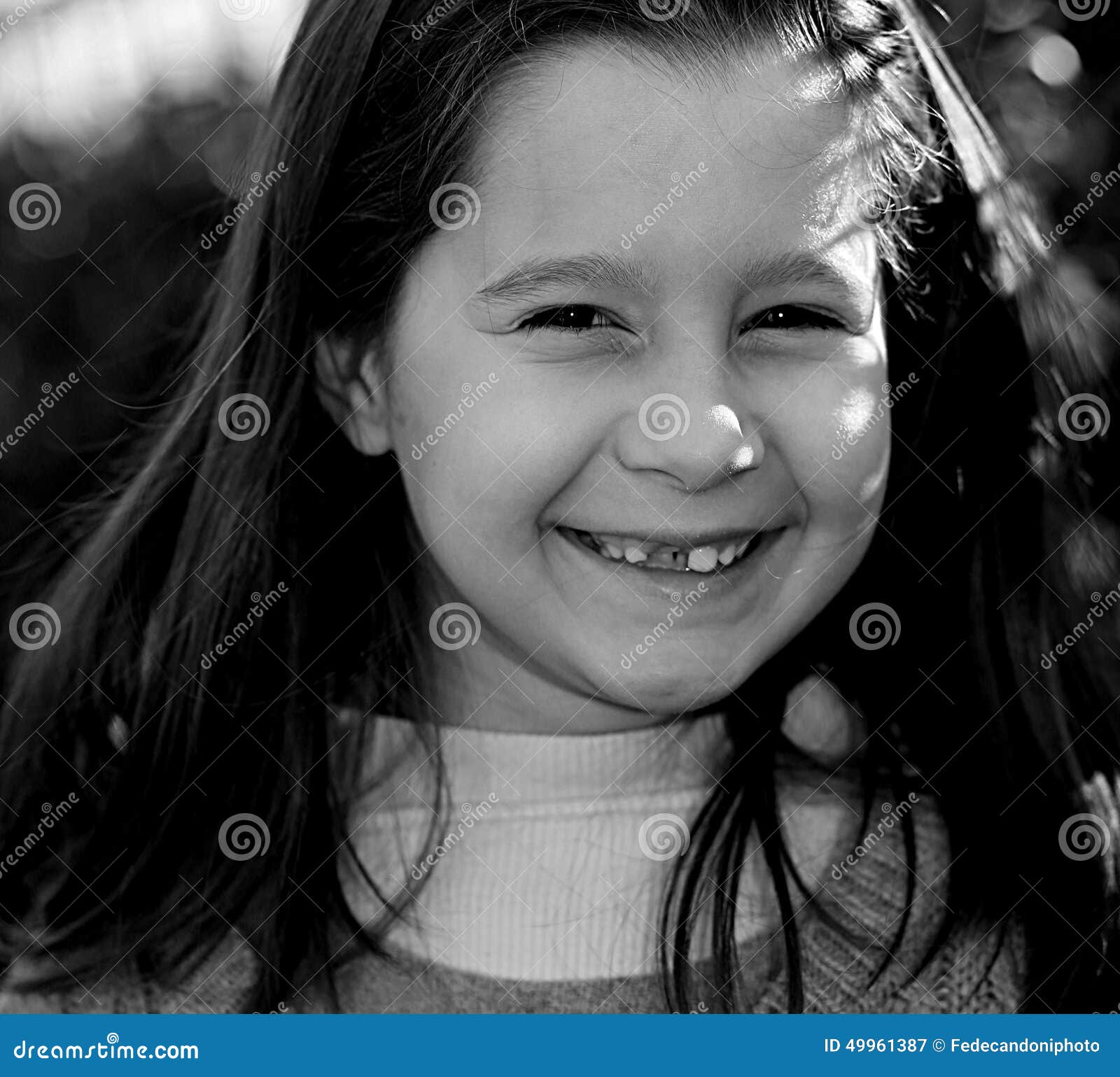 Little Girl with Very Happy Expression Stock Image - Image of beauty ...