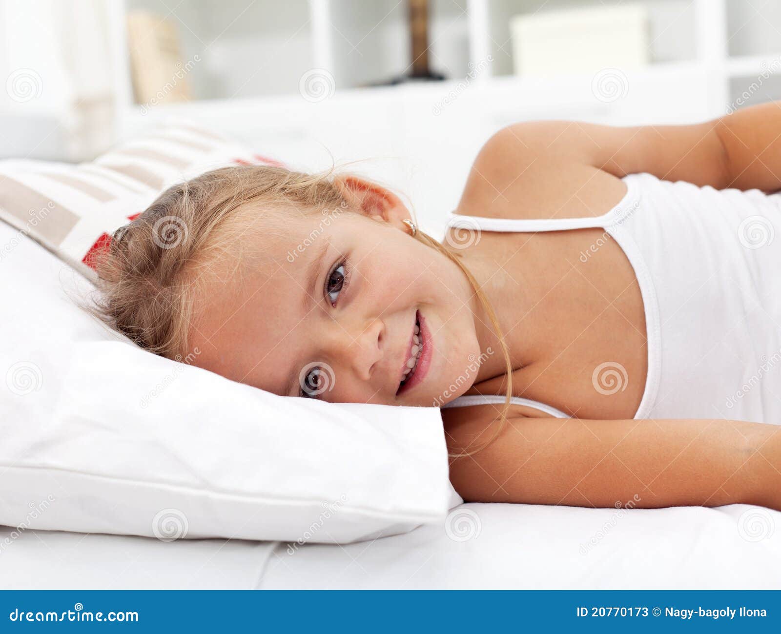 Little girl waking up stock image. Image of healthy, expression - 20770173