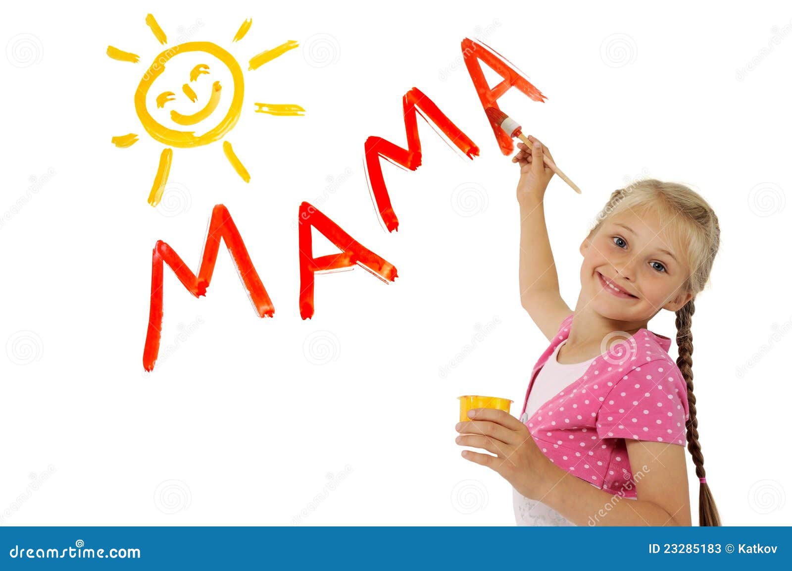 Writing The Word Rice With Rice Seeds On A Table With Brown Wooden ...