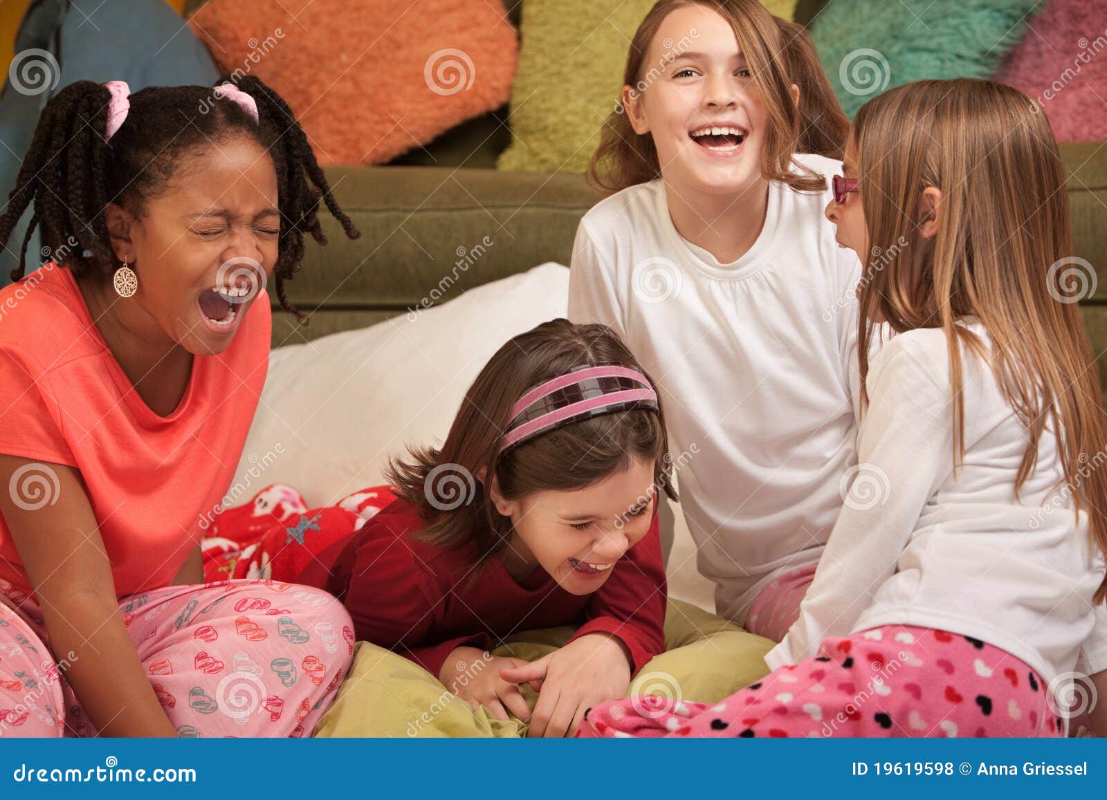 Little Girls Laugh stock photo. Image of grin, child - 19619598