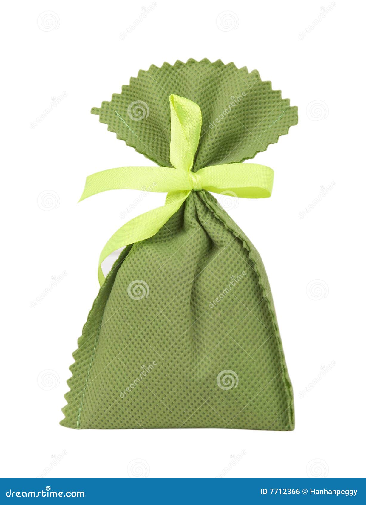 Little green pouch stock photo. Image of gift, pocket - 7712366