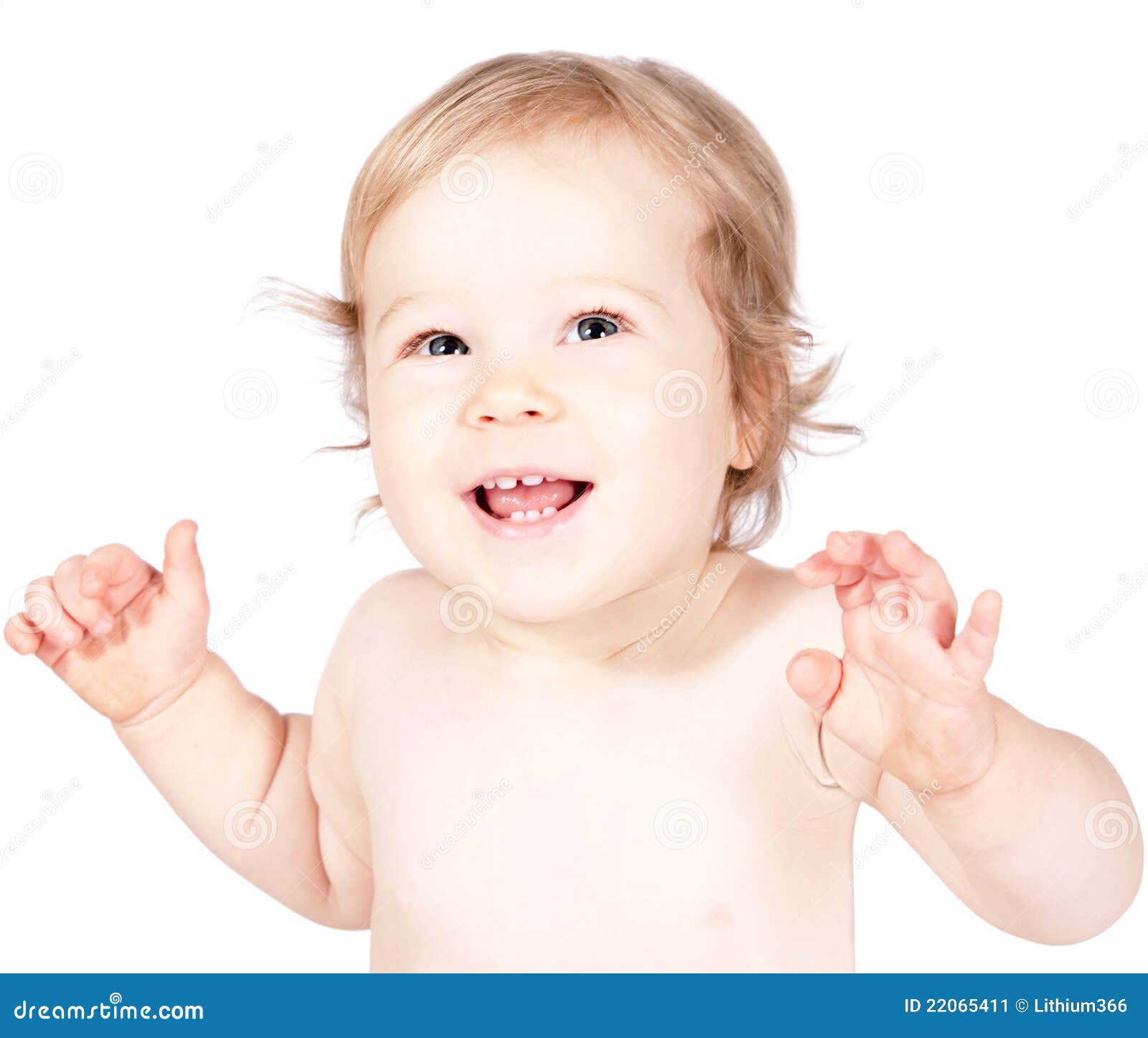 Little happy baby stock image. Image of beautiful, eyes - 22065411