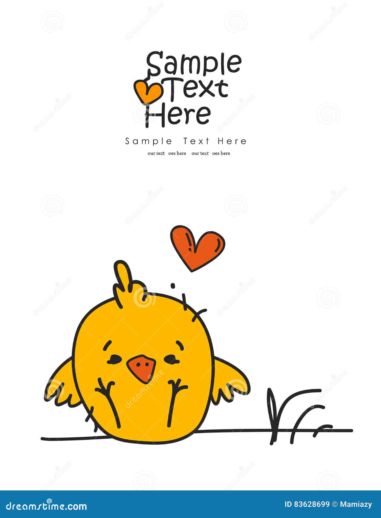 Happy Chick Celebrates Birthday. Royalty-Free Stock Photo ...