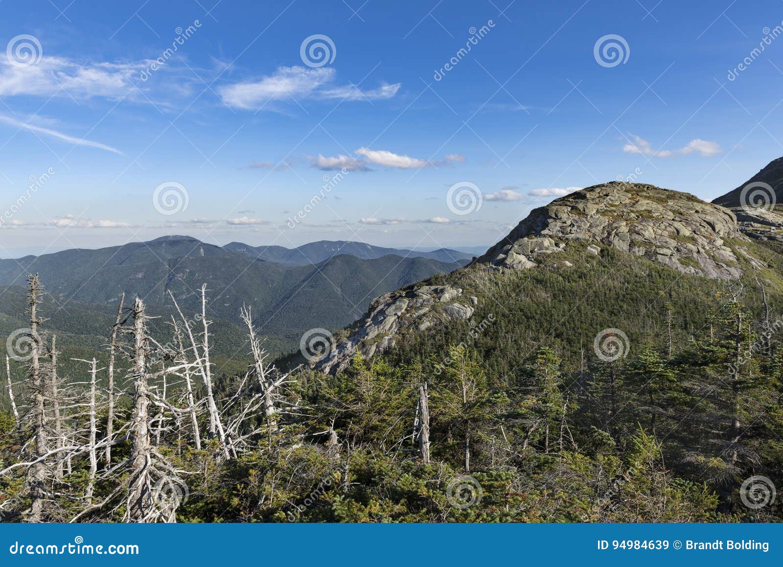 Little Haystack Mountain in the Adirondacks Stock Image - Image of ...