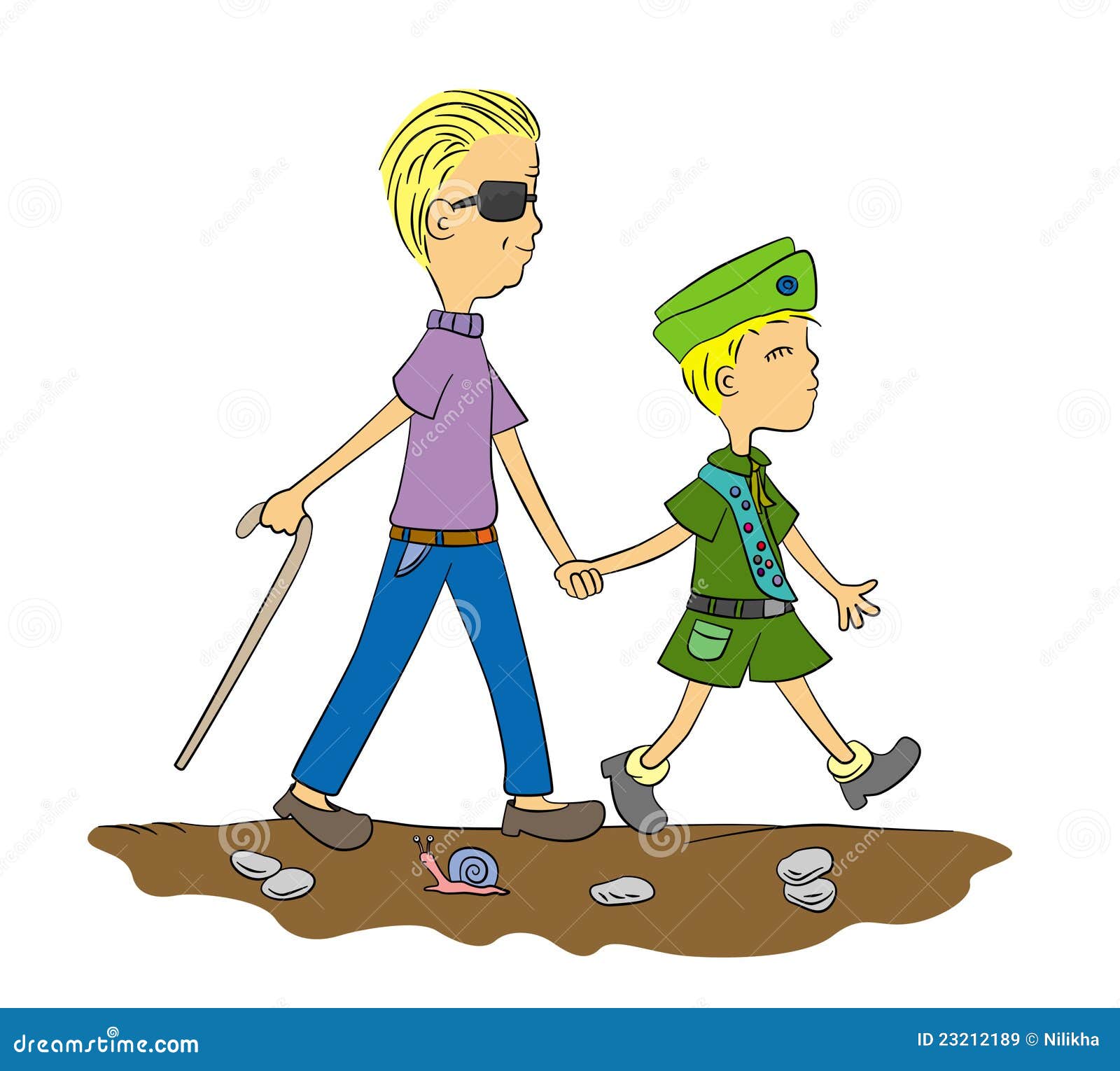 A little helper stock illustration. Illustration of assistance - 23212189