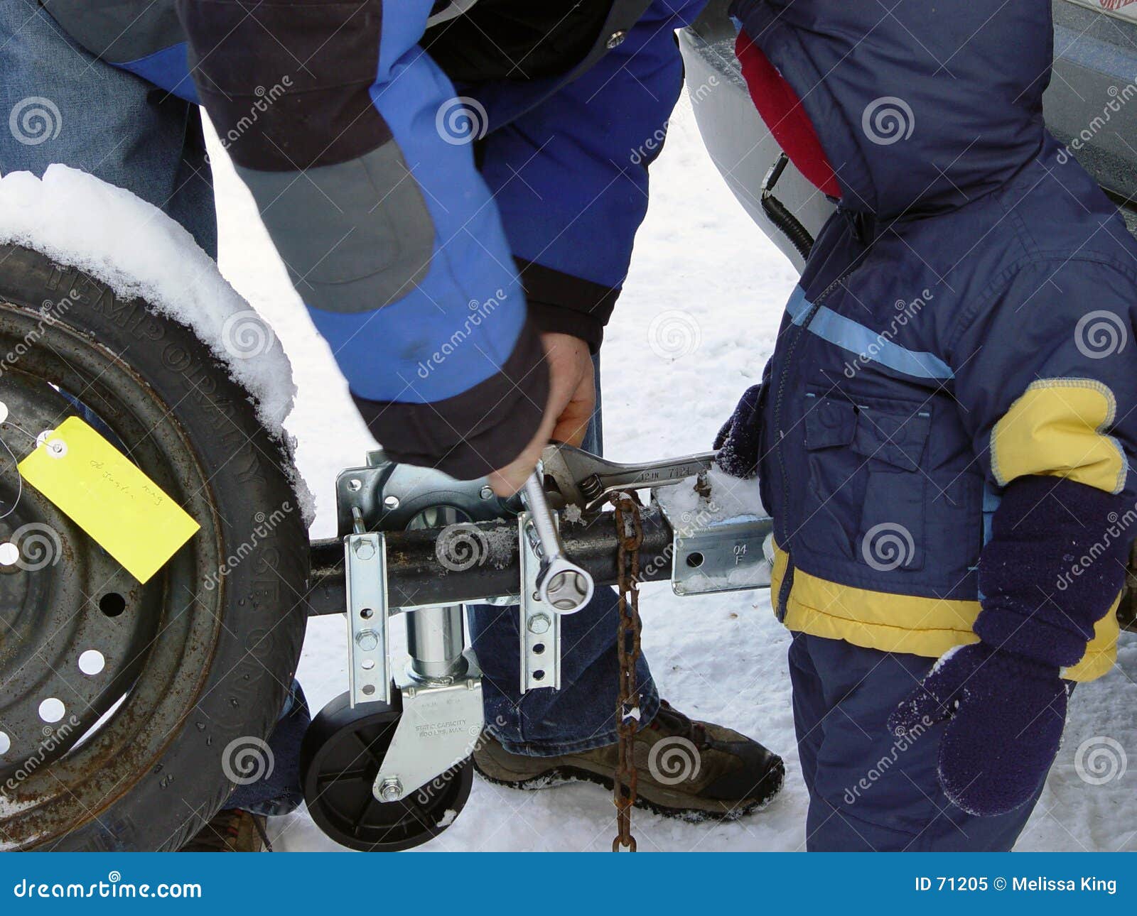 Little Helper stock image. Image of backgrounds, tire, metallic - 71205