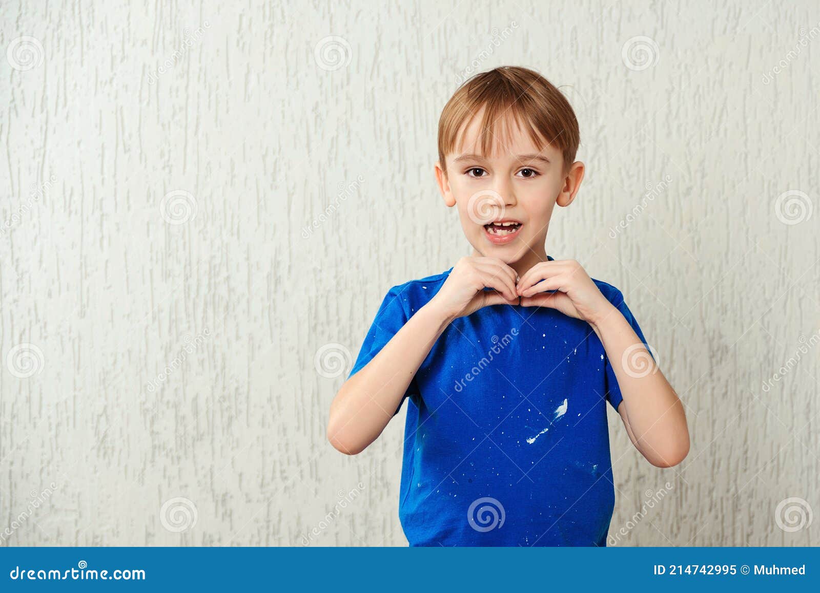 Little Helper. Child Having Fun during Renovation His Room Stock Image ...