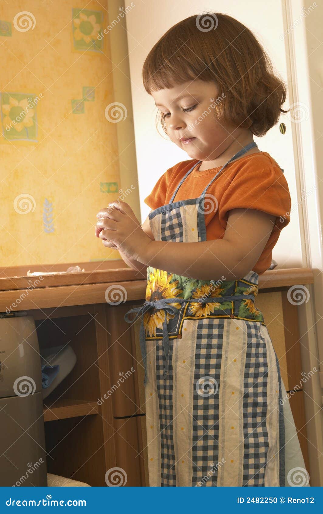 Little helping hands stock photo. Image of board, apron - 2482250