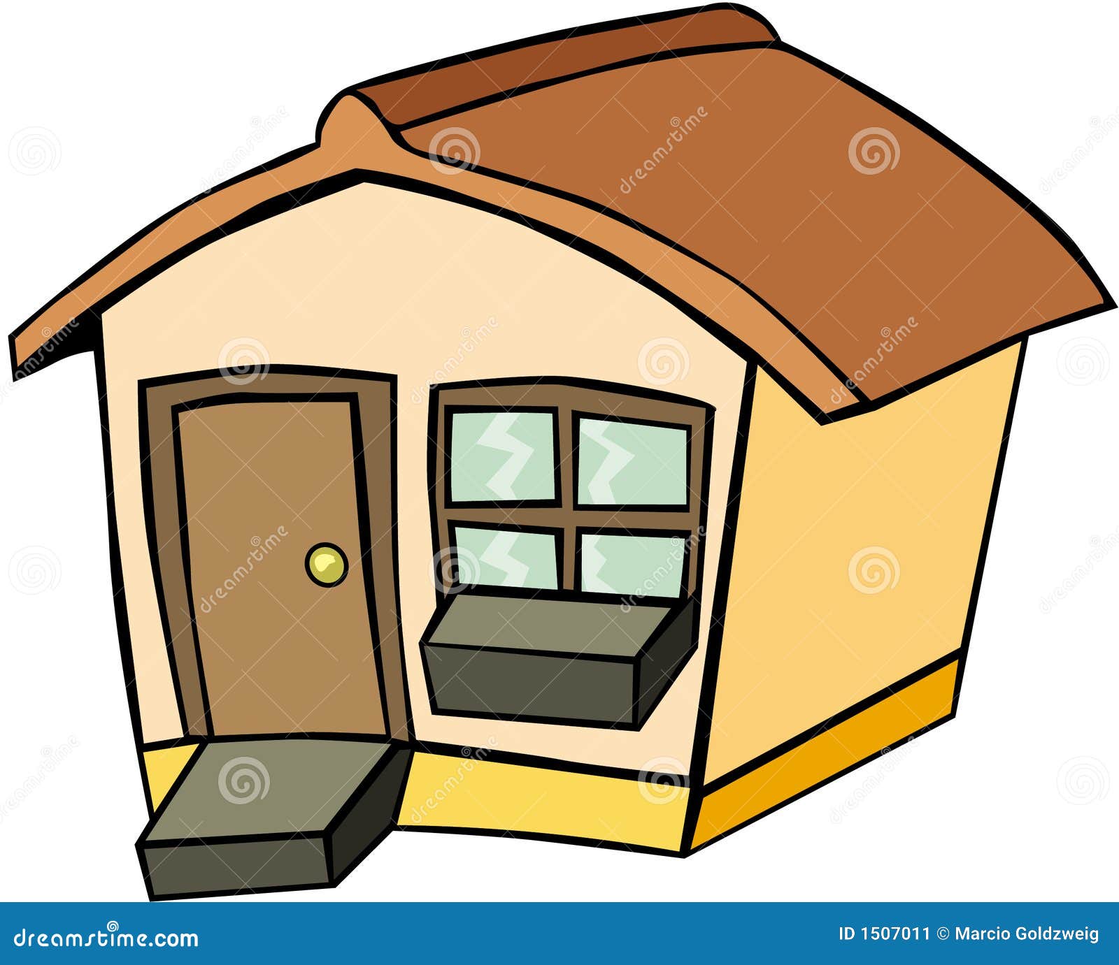Little House stock vector. Illustration of protection - 1507011