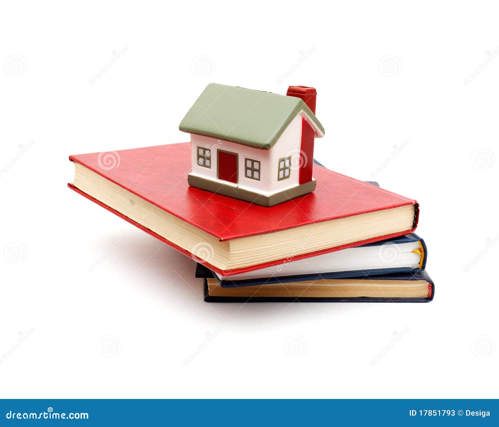 Little house and books stock image. Image of book, knowledge - 17851793