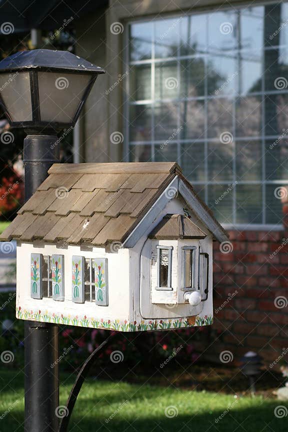 Little House Mailbox stock photo. Image of letter, small - 2564088