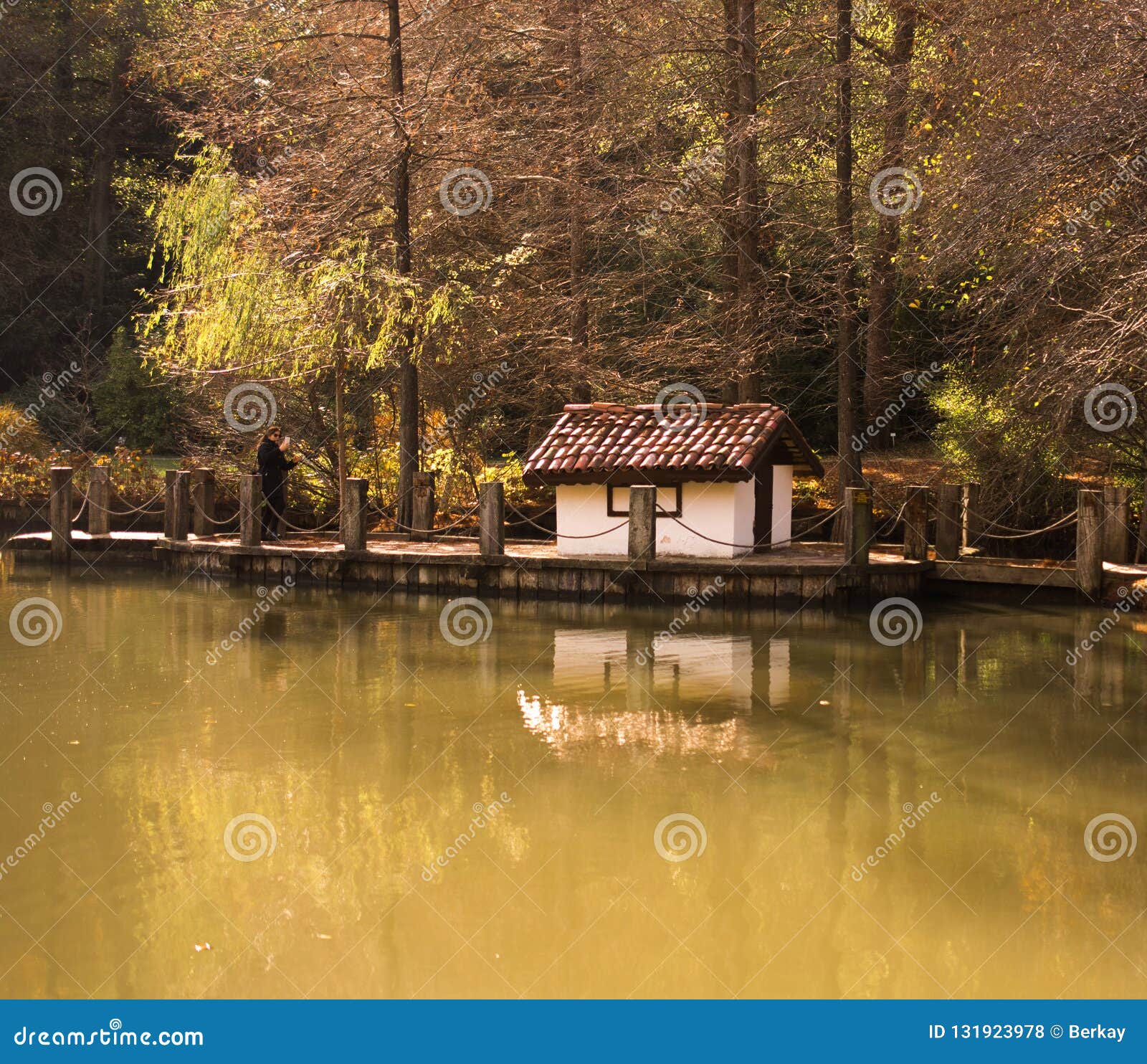 Little Hut Made in Simple Style in View Stock Photo - Image of ...