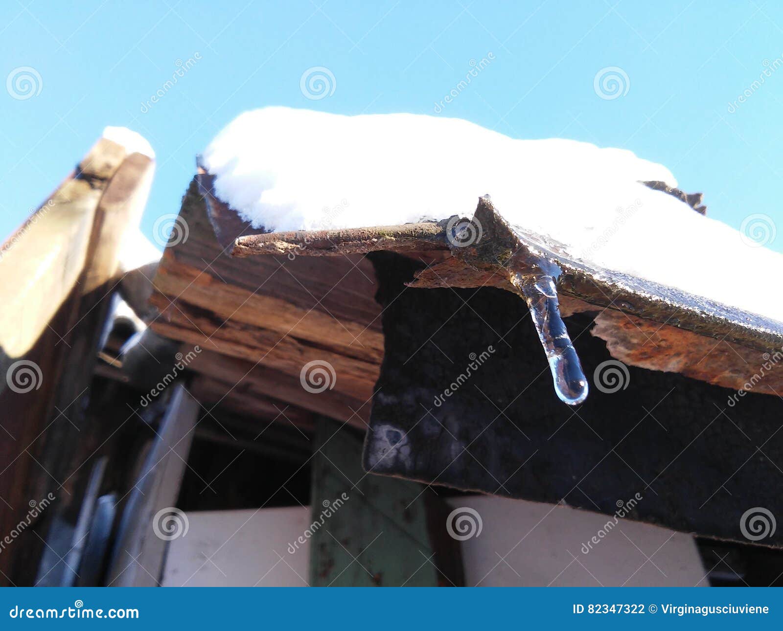 The little icicle stock photo. Image of auxiliary, abstract - 82347322