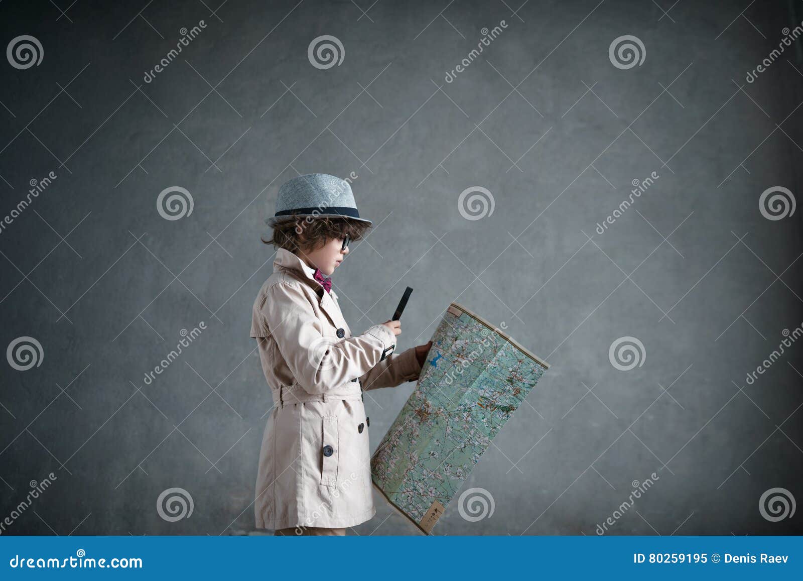 Little inspector stock image. Image of explorer, boys - 80259195